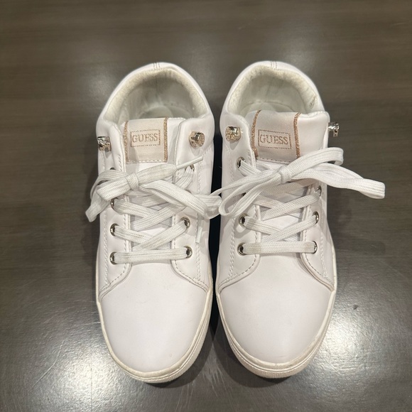 Shoes | Guess Bling Jollie Sneakers Rose Gold Rhinestonesbling Buttons ...